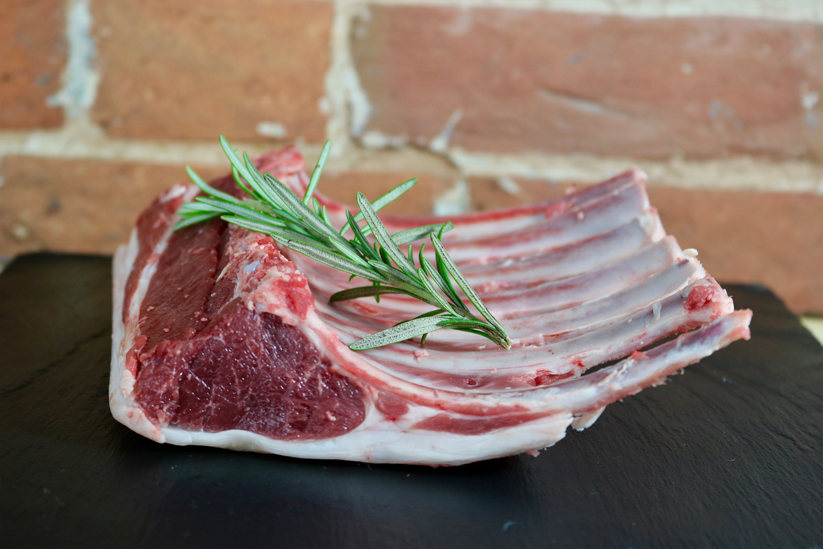 Grass fed French trimmed rack of lamb – Considerate Carnivore